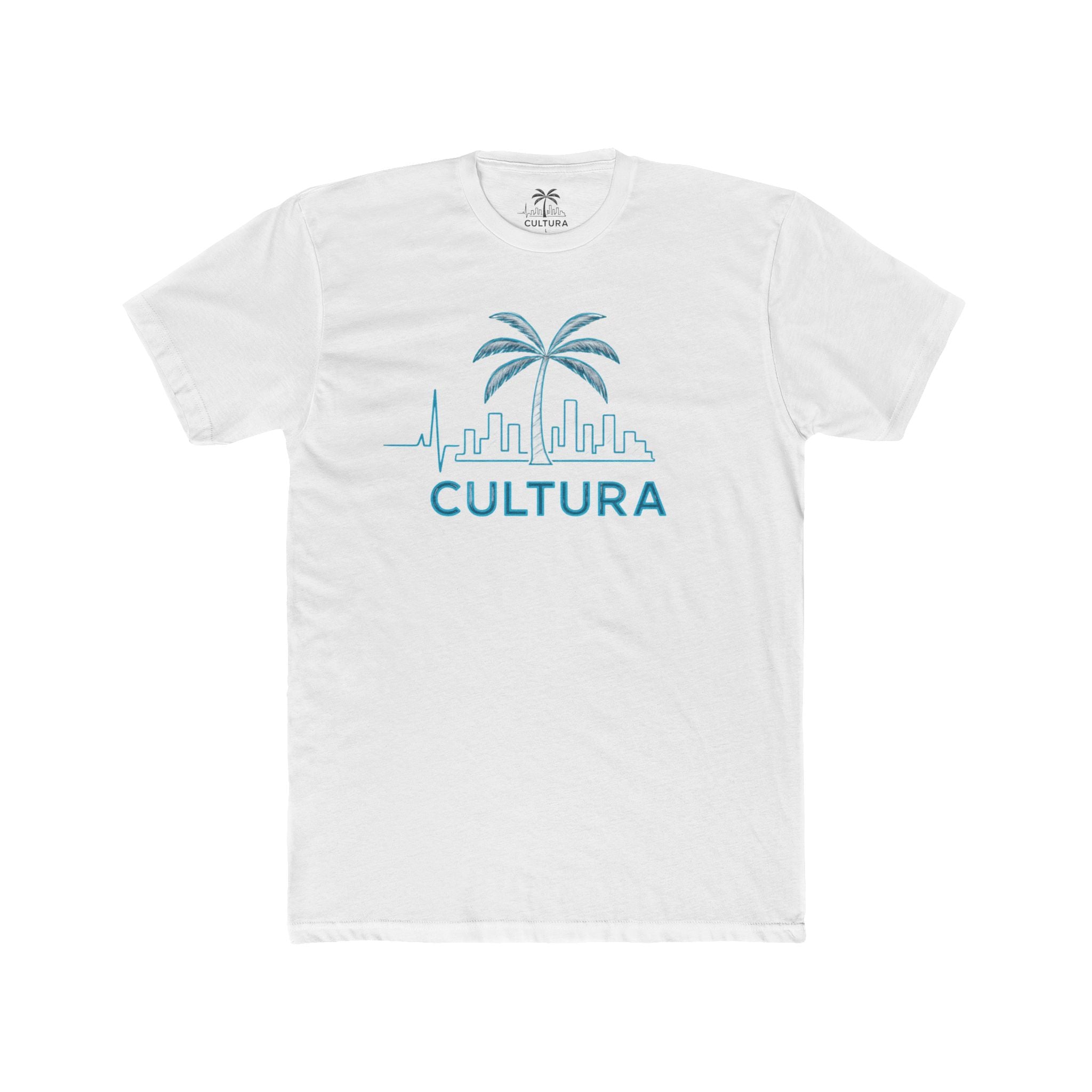 Cultura Palm Tree Tee - Relaxed Unisex Cotton Crew Shirt, Perfect for ...